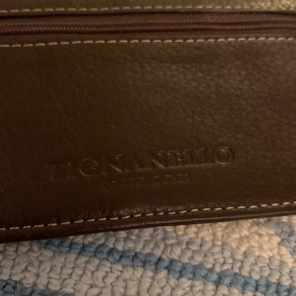 Tignanello | Bags | Tignanello Brown Leather Slim Wallet Euc | Poshmark